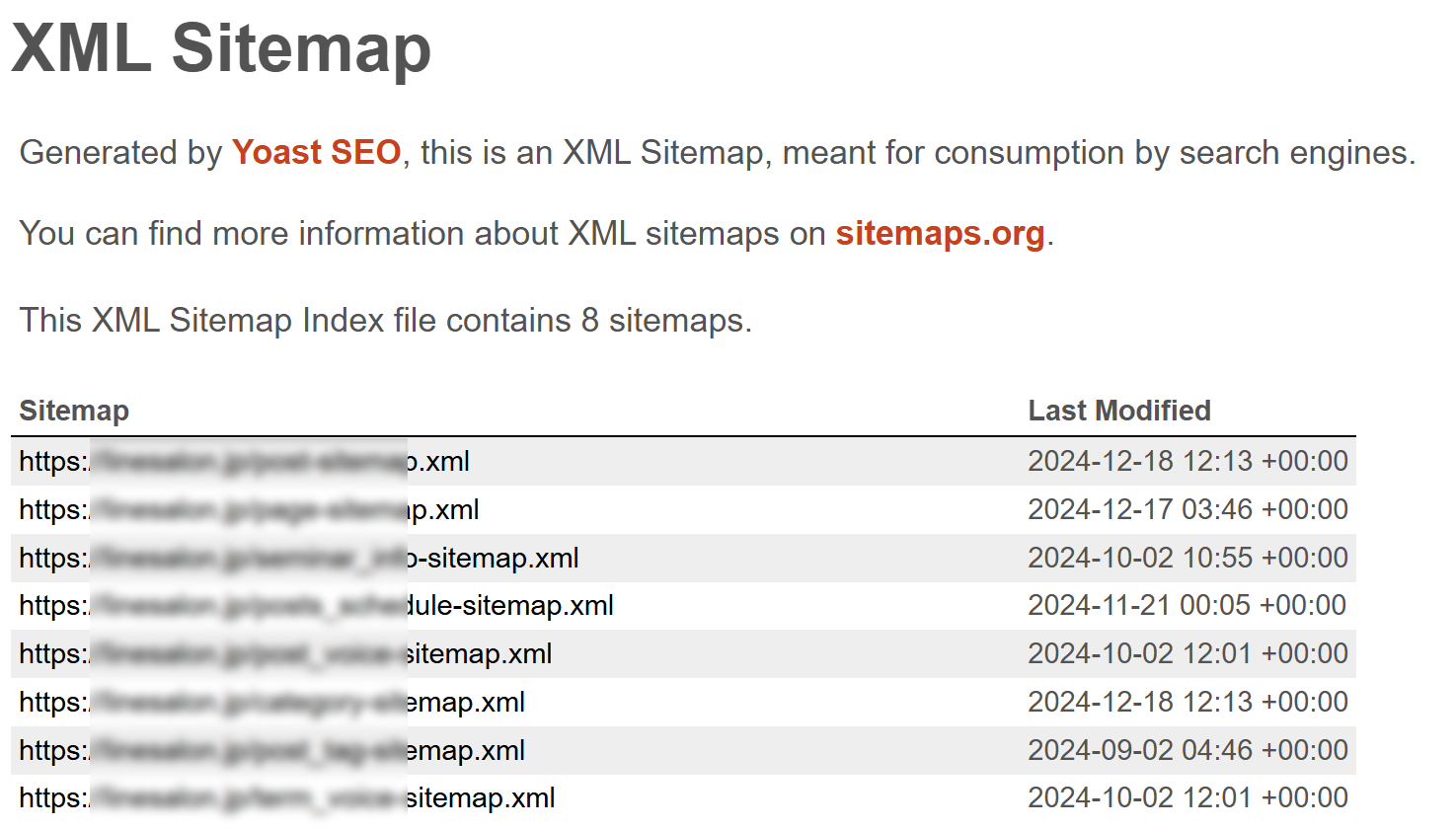 sitemap.xmlを開いたらエラーが出る | 備忘録的技術ブログ